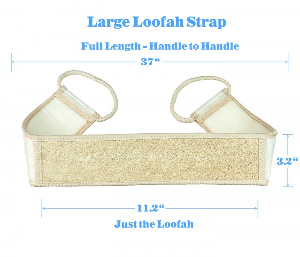 SeaSationals > Loofah Products > Loofah Back Strap - Large Rectangular
